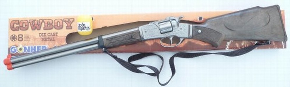 Gonher Rifle 62cm 8 tiros mate (Gonher 98A) | Juguetes Juguetodo